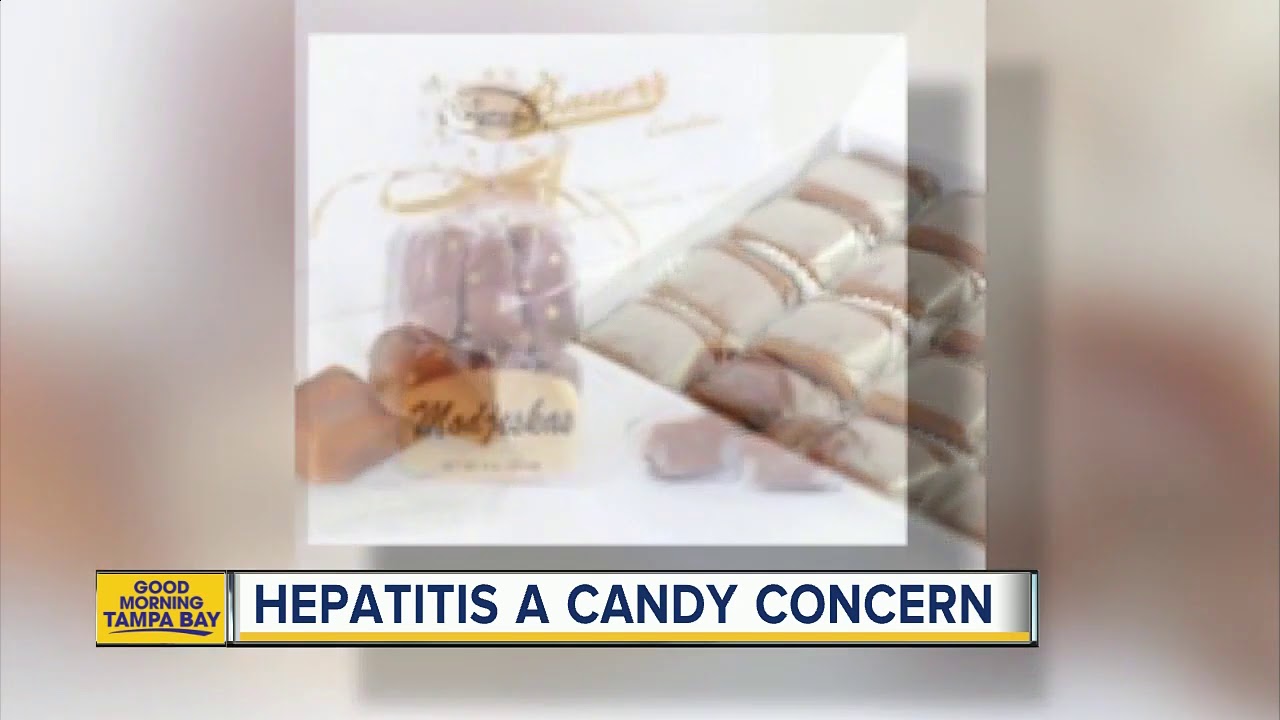 FDA recalls candy over possible hepatitis A contamination - YouTube