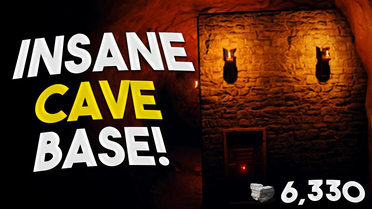 STRONG CAVE BASE DESIGN - SOLO/DUO Cheap & Compact Group Base! - (Rust ...