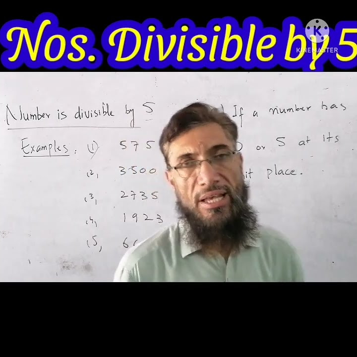 Number Divisible by 5 | How to find a number is divisible by 5 | - YouTube