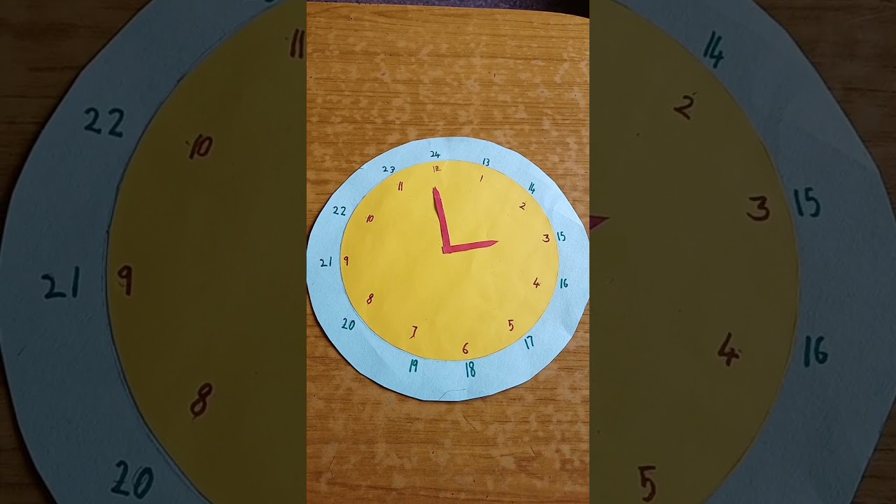 I Made A 24 Hour Clock YouTube I Made A 24 Hour Clock YouTube