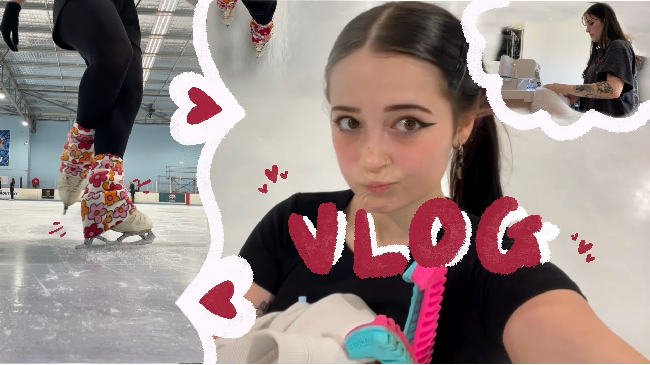 chill skating vlog ~ making leg warmers and skating ~ mads skates - YouTube