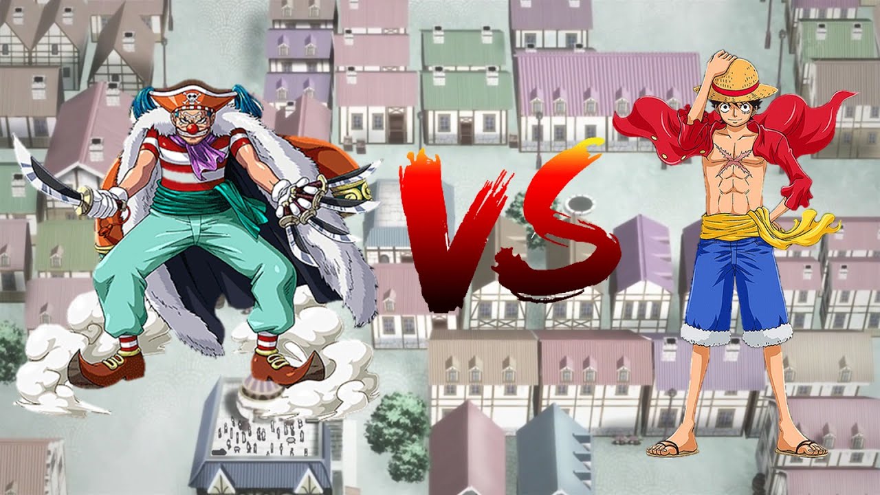 LUFFY VS BUGGY EL TRAMPOSO - ONE PIECE FIGHTING PATH - YouTube