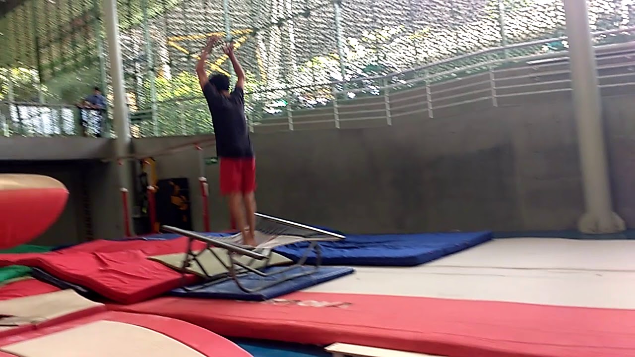 Mortal adelante extendido con Doble giro y medio - gimnasia artistica ...