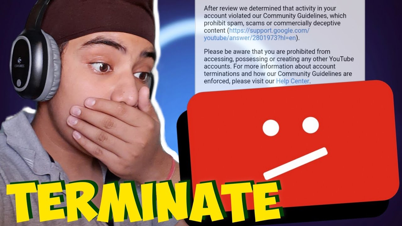 CHANNEL TERMINATED !!! - YouTube