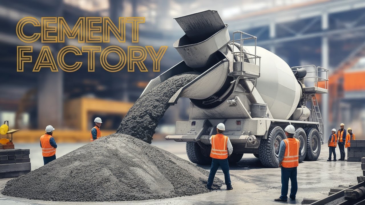 How Cement Is Made: The Genius Way! - YouTube