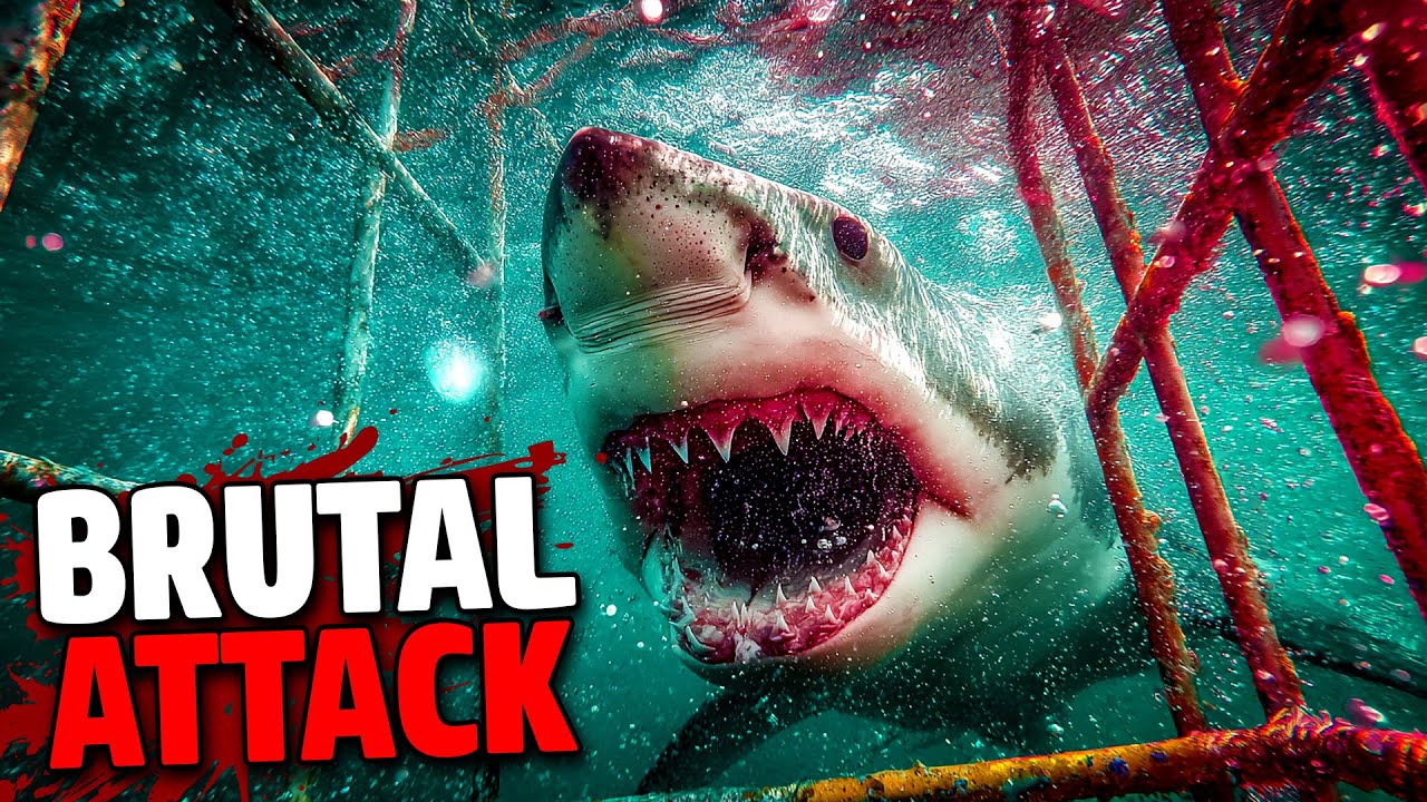 The Shark Didn’t Miss — The Cage EXPLODED! - YouTube