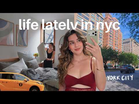 a little bit of everything lately ✨ a few busy days in my life in nyc