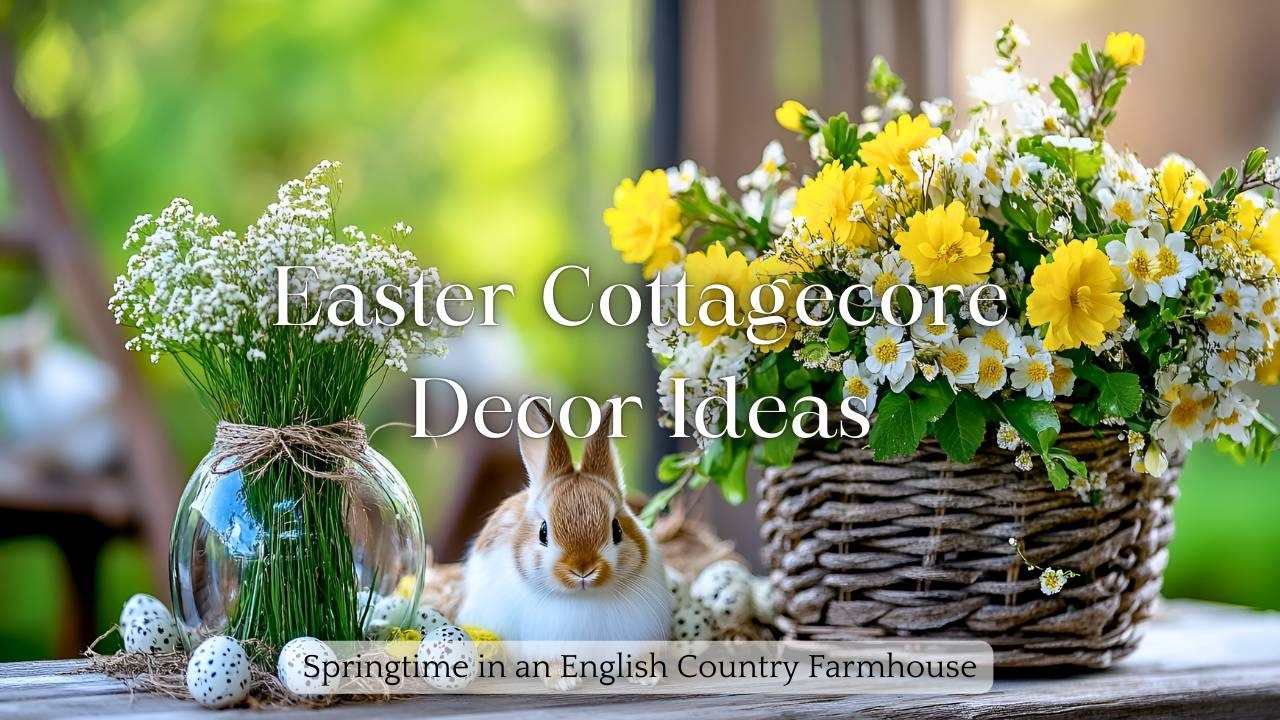 🌿 Springtime in an English Country Farmhouse | Easter Cottagecore Decor ...