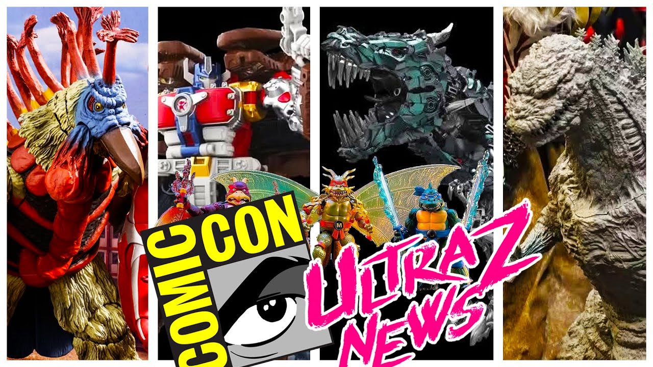 #SDCC! MASSIVE TRANSFORMERS REVEALS! THREEZERO SHIN GODZILLA! TMNT X ...