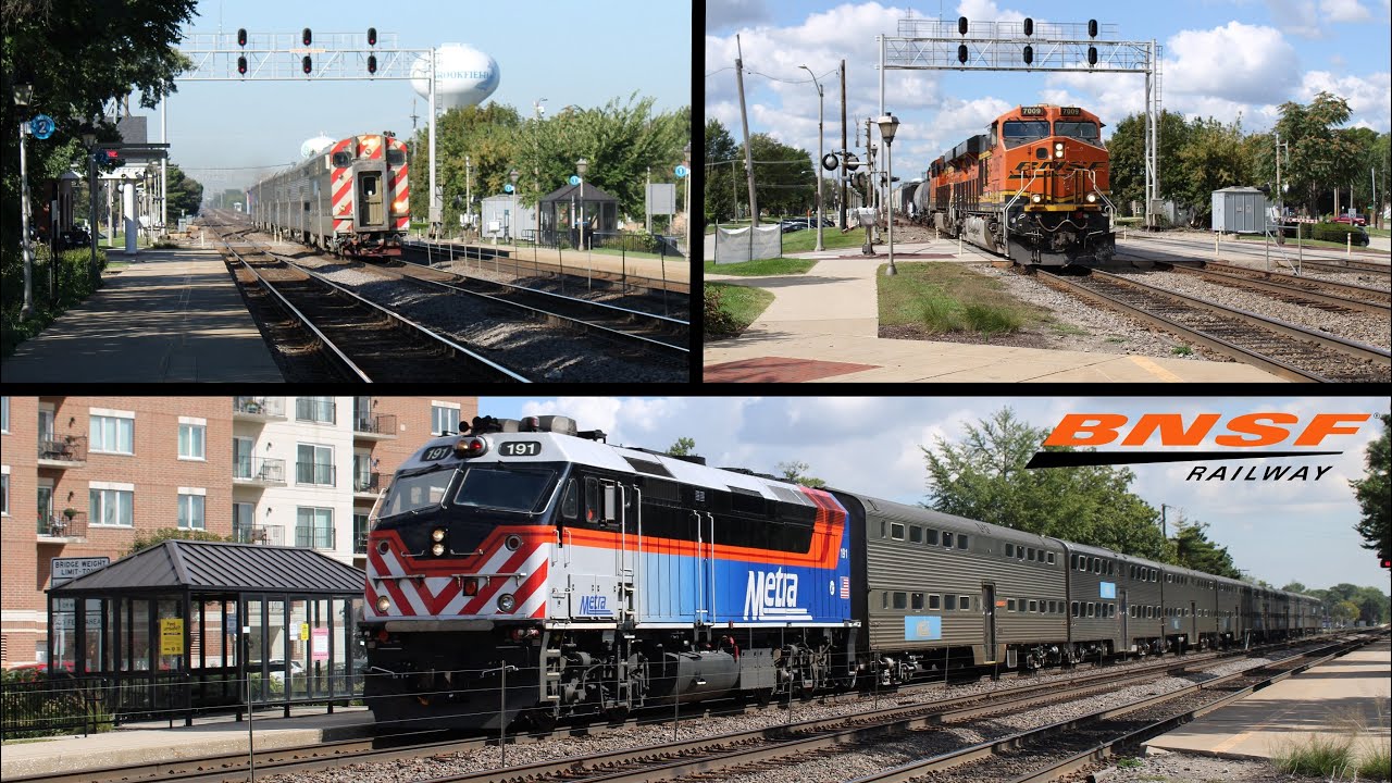 Metra Morning Rush on The Racetrack - YouTube