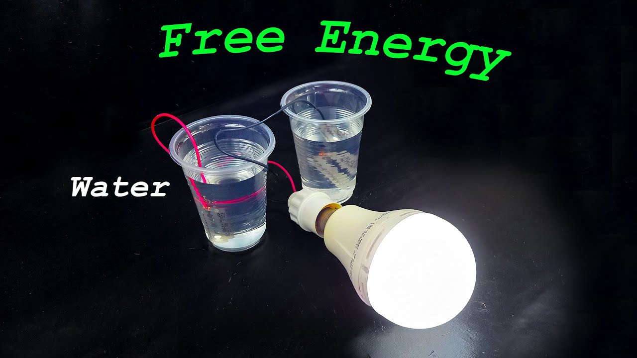How to generate free electricity with water | Free energy Using blade ...