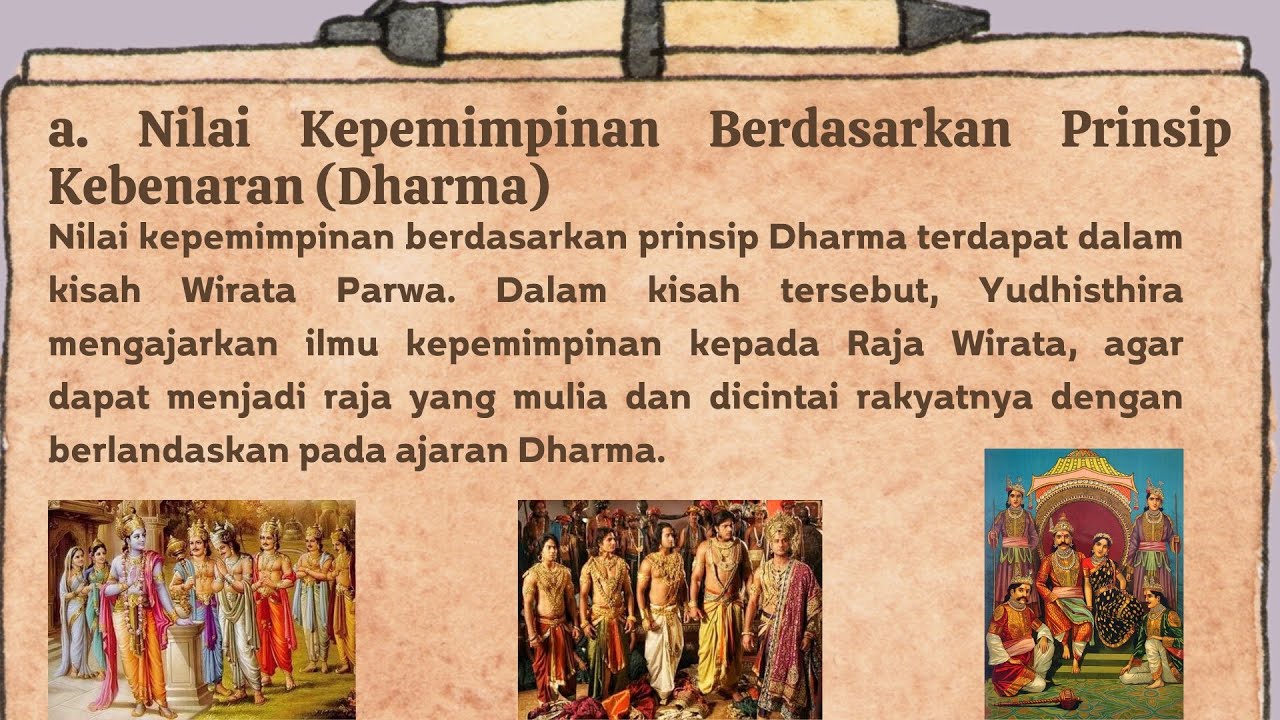 NILAI-NILAI KEPEMIMPINAN DALAM KITAB MAHABHARATA KELAS V - YouTube