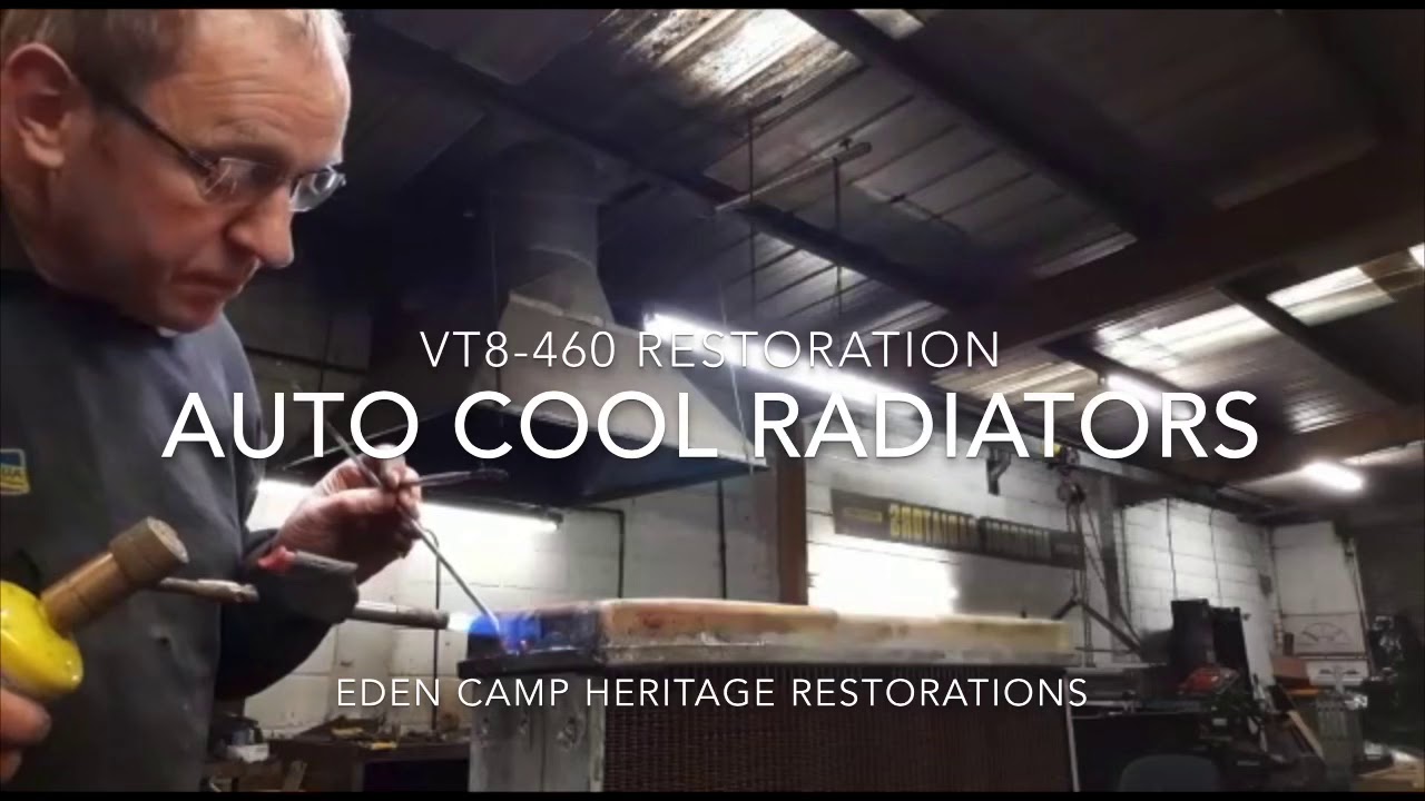 Sherman tank radiator repair - YouTube