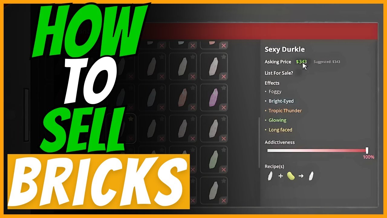 Why Your Bricks Aren’t Selling in Schedule I | How to Fix Sell Bricks in Schedule 1 - YouTube