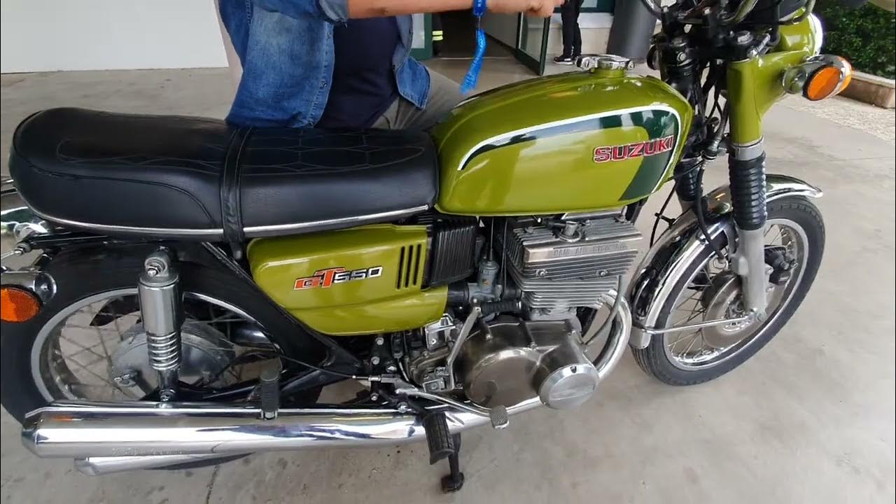 Rare 1973 Suzuki GT 550 with only 8,700 km! - YouTube