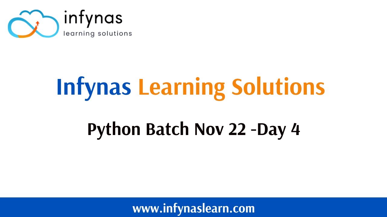 Python Beginner Class DAY4 - YouTube