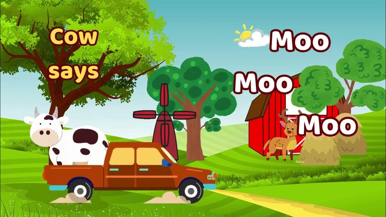 Farm Animal Sounds Song| Moo, Oink, Baa! | Farm Song for Toddlers - YouTube