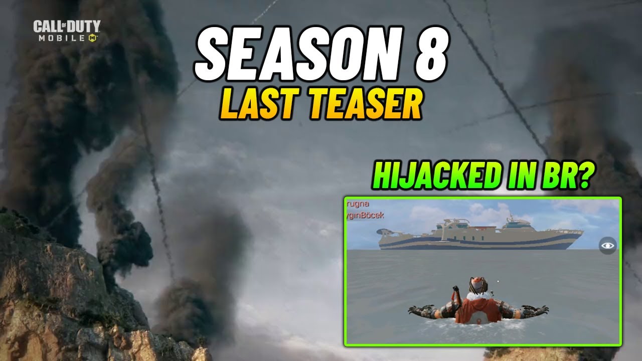 Hijacked Map in Br Codm | Easter Egg Season 8 | Blackout Map Teaser Cod ...