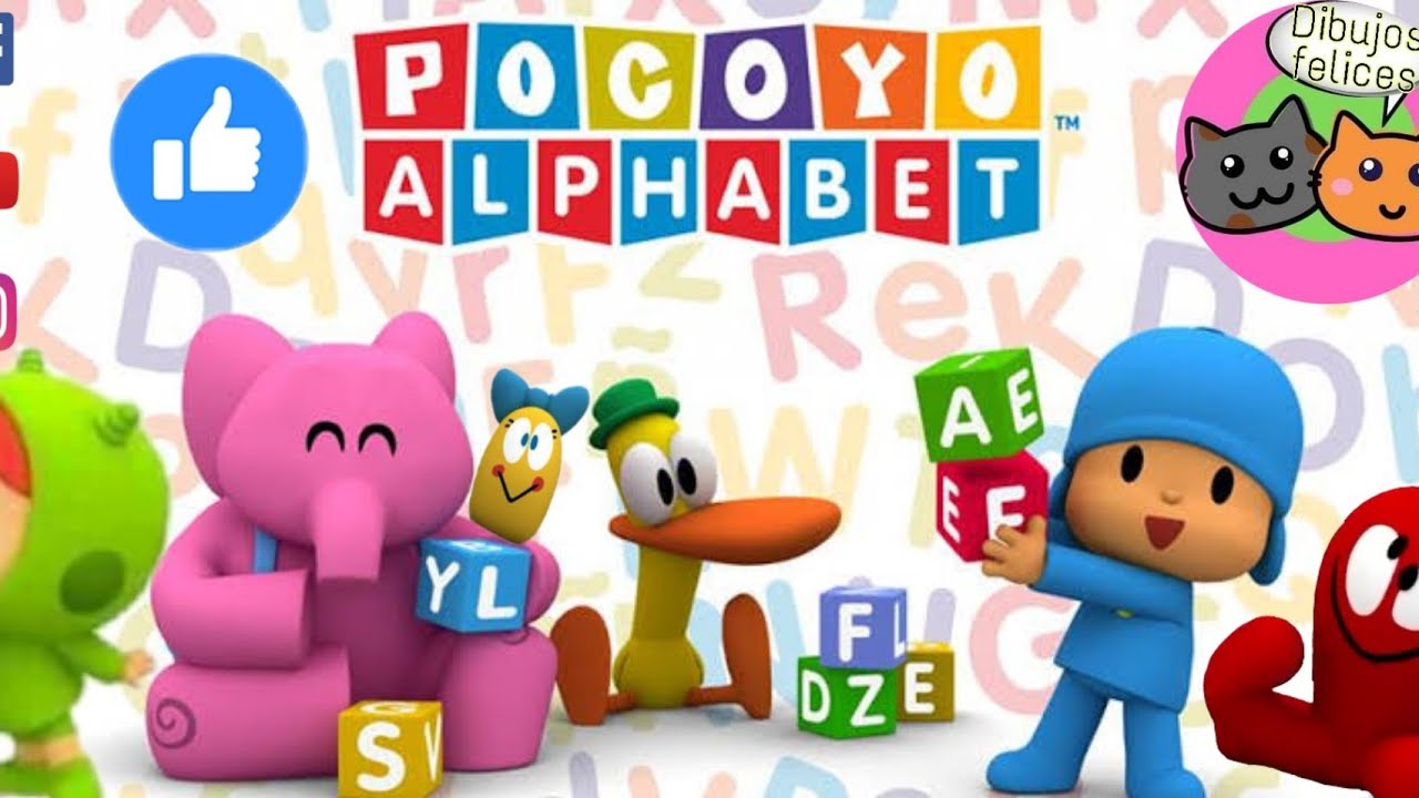 Abecedario con Pocoyó | Aprende el abecedario con Pocoyó | Alfabeto con ...