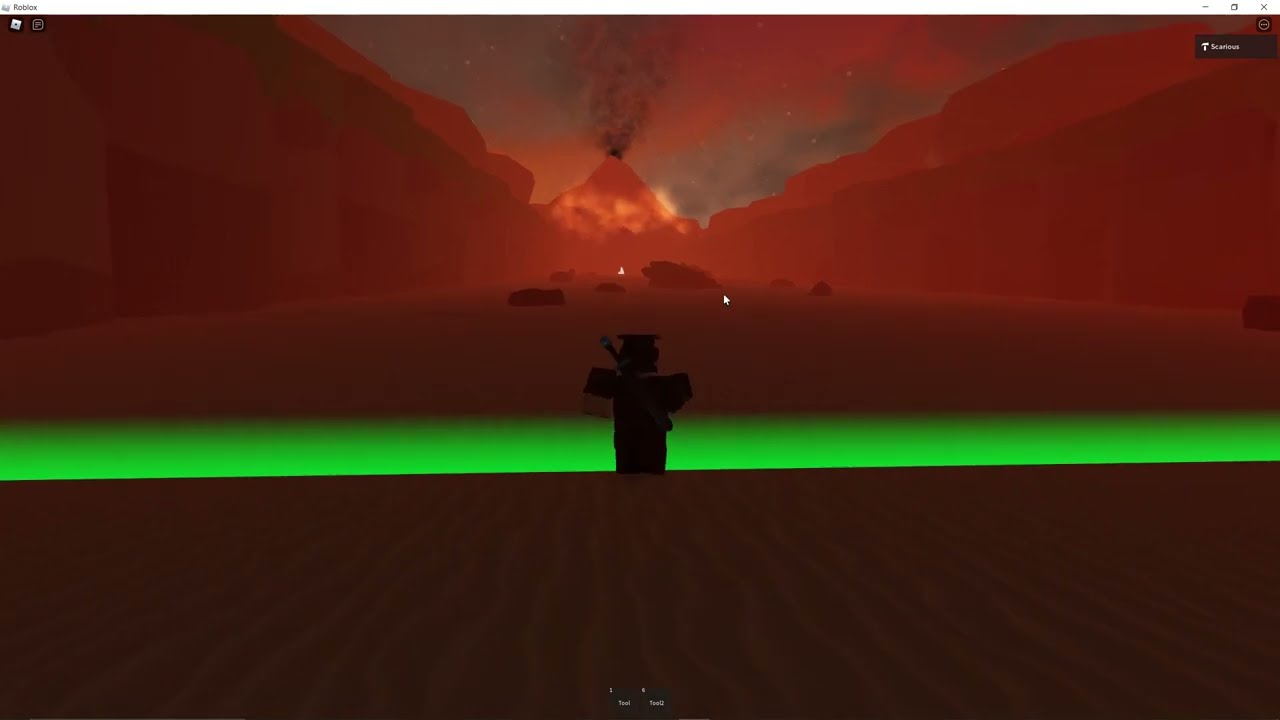 Roblox demo - Erupting volcano 2.0 - YouTube