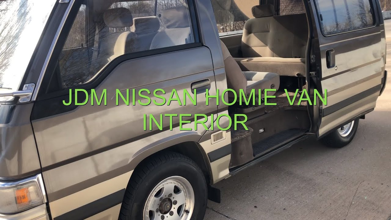 SOLD JDM NISSAN HOMY VAN INTERIOR - Rotating Middle Seats, Front & Rear ...