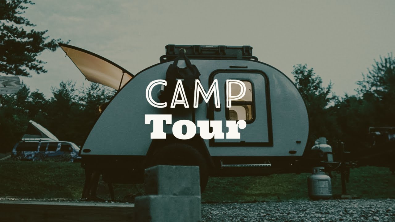 Our new teardrop camper! Bushwacker! Camp set up! S1:Ep2 - YouTube