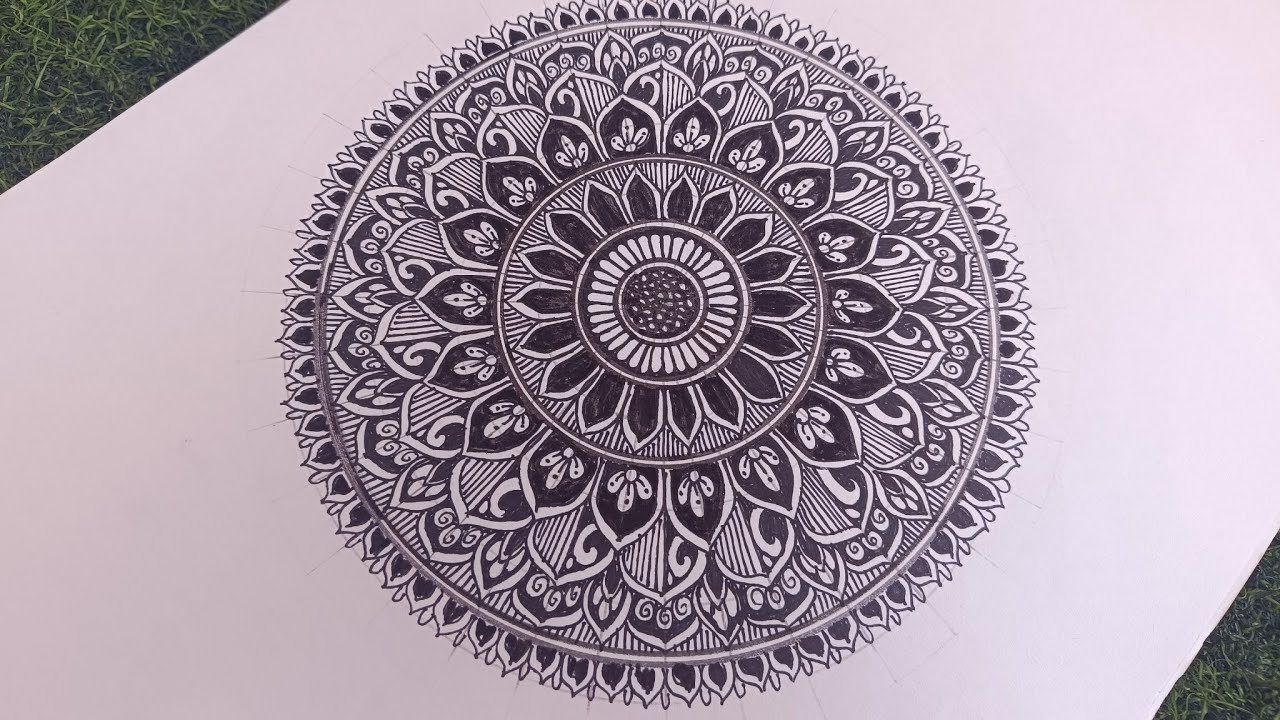 Mandala art for Beginners | Easy Steps to Learn step by step tutorial ...