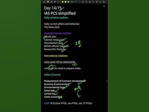 14/75 daily Consistency challenge | IAS PCS simplified - YouTube