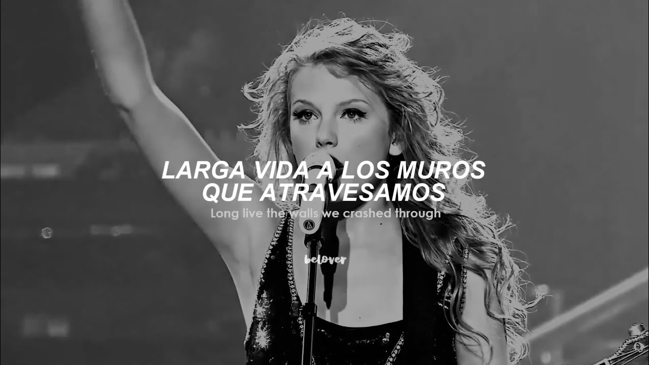 taylor swift — long live (taylor's version) || traducido al español y ...