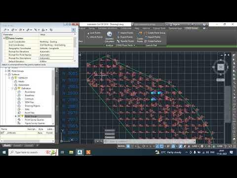 HOW TO DRAW GRID AND INTERPOLATE POINT ON GRID IN AUTOCAD - YouTube