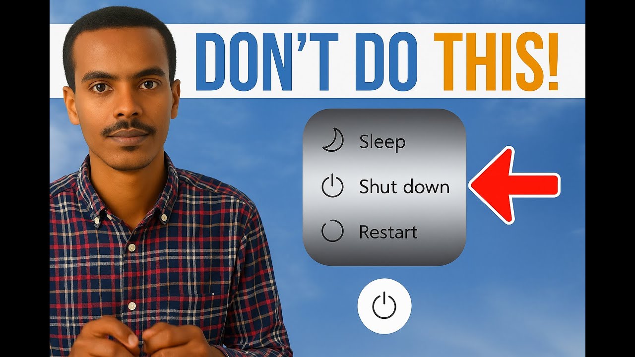 Do NOT Shut Down Your Computer! (here's why) - YouTube