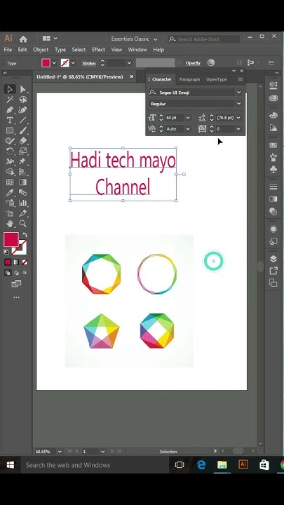 How to use text editing tool in Adobe Illustrator - YouTube
