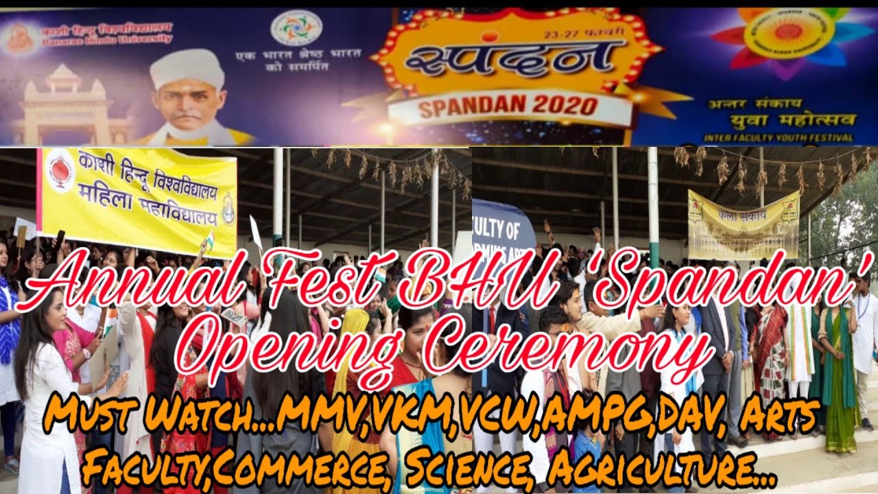 BHU Annual Fest 2020 Spandan - YouTube