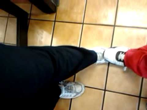Stepping on feet - YouTube