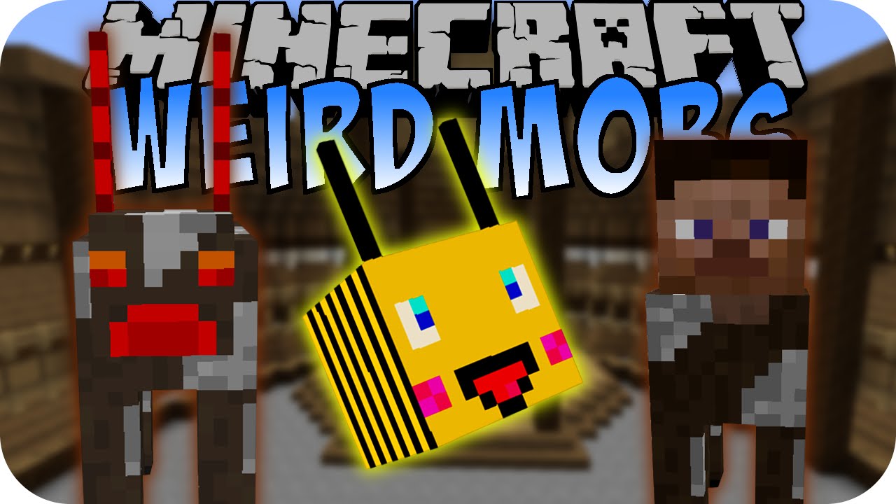 Minecraft WEIRD MOBS (Dämon-Kuh, Biene und mehr) [Deutsch] - YouTube