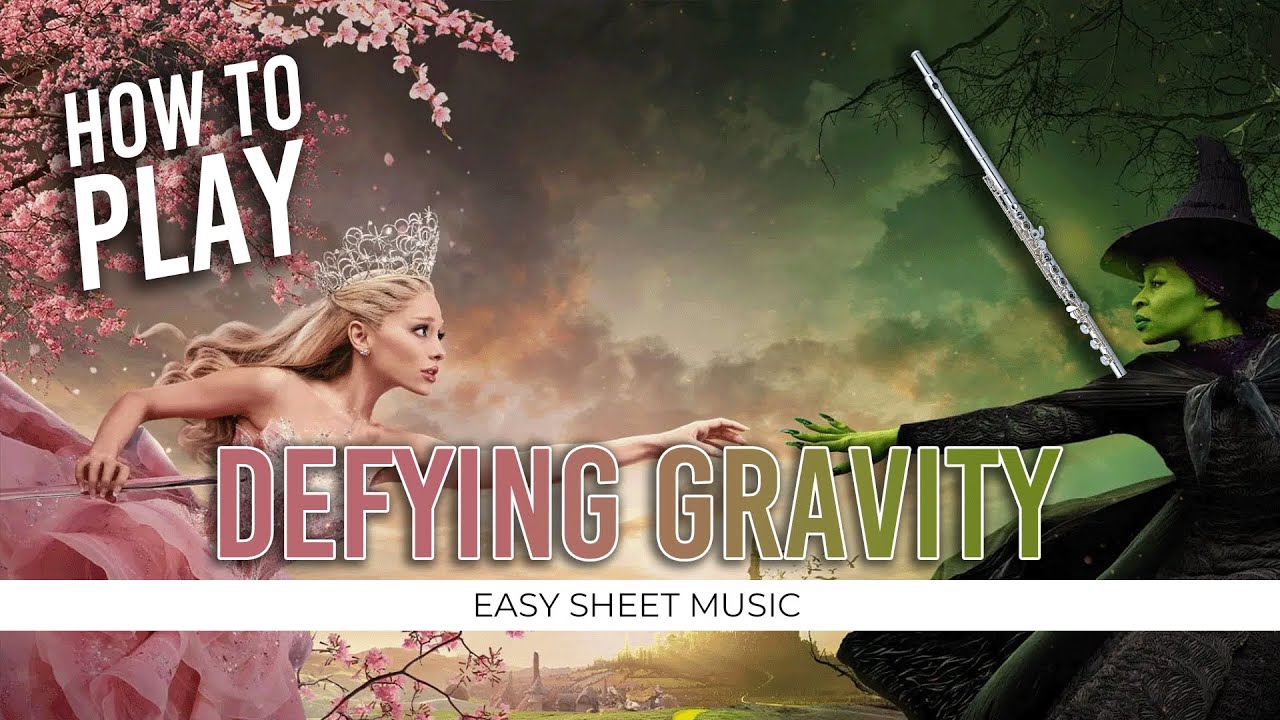 Flute "Defying Gravity" from Wicked EASY Sheet Music - YouTube