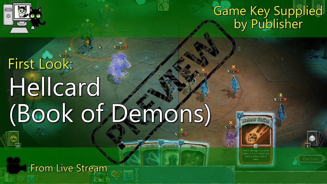 First Look - Book of Demons: Hellcard (Live Stream) - YouTube