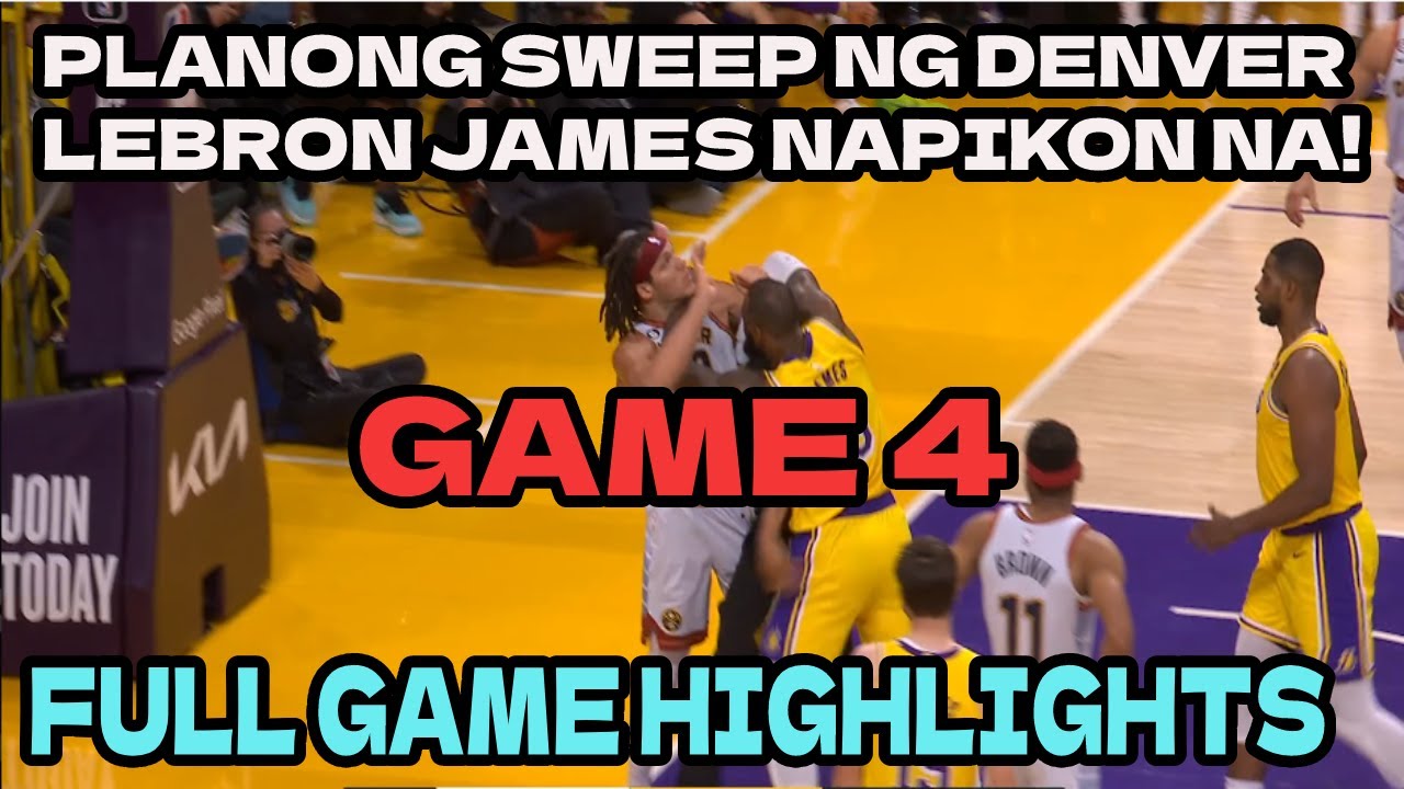 NBA FULL GAME 4 HIGHLIGHTS WESTERN CONFERENCE FINALS | LAKERS VS ...
