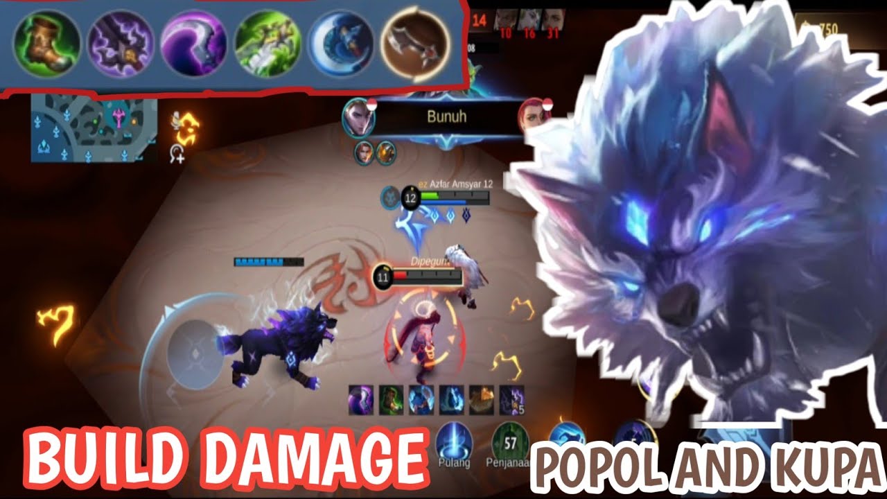 BUILD DAMAGE!!! POPOL AND KUPA CRITICAL BUILD CRAZY, BUILD POPOL AND ...