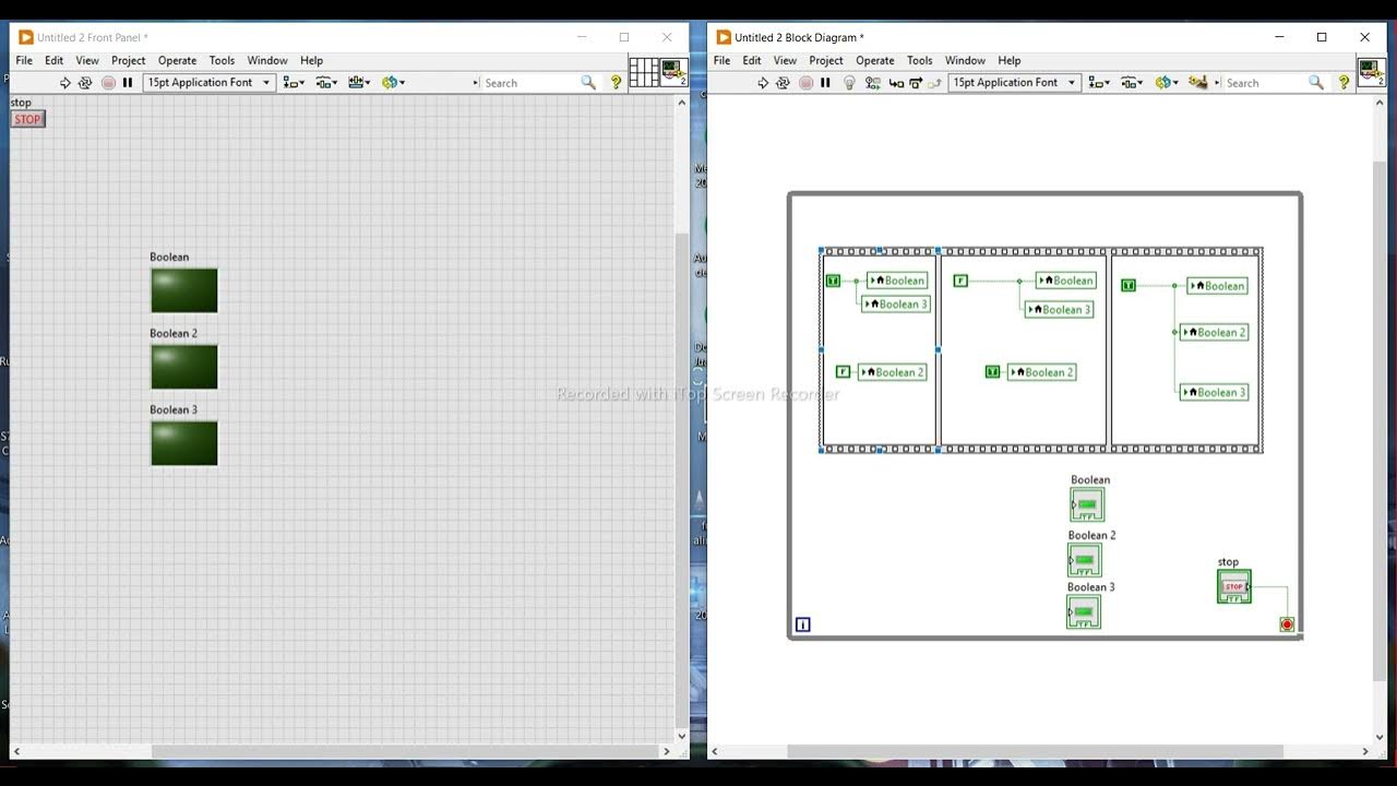 Cómo usar flat sequence básico y staqued sequence labview 2020 - YouTube
