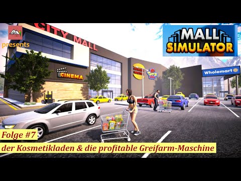 Mall Simulator #7 der Kosmetikladen & die profitable Greifarm-Maschine ...