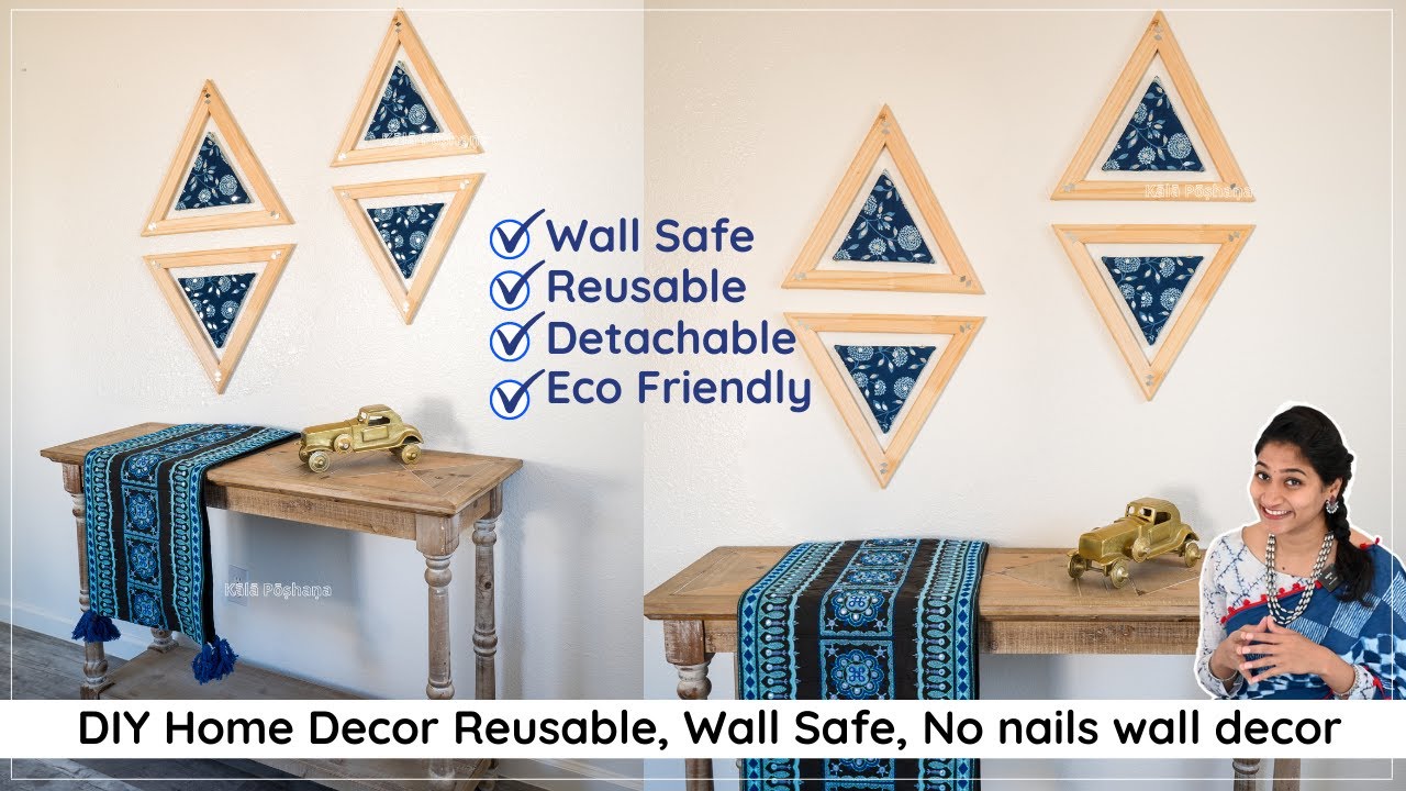 DIY EASY wall safe, reusable, detachable eco friendly home decor ...