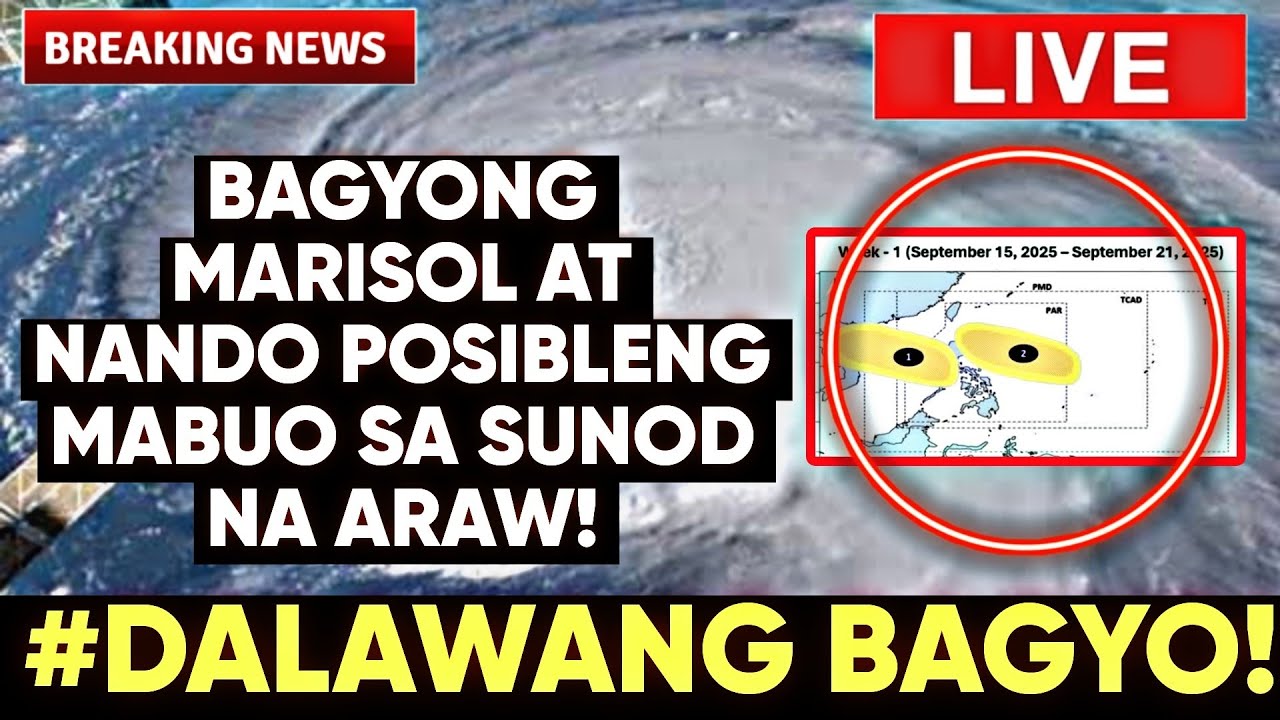 "Bagyo Update" DALAWANG BAGYO ANG POSIBLENG MAGSABAY NEXT WEEK! LUGAR ...