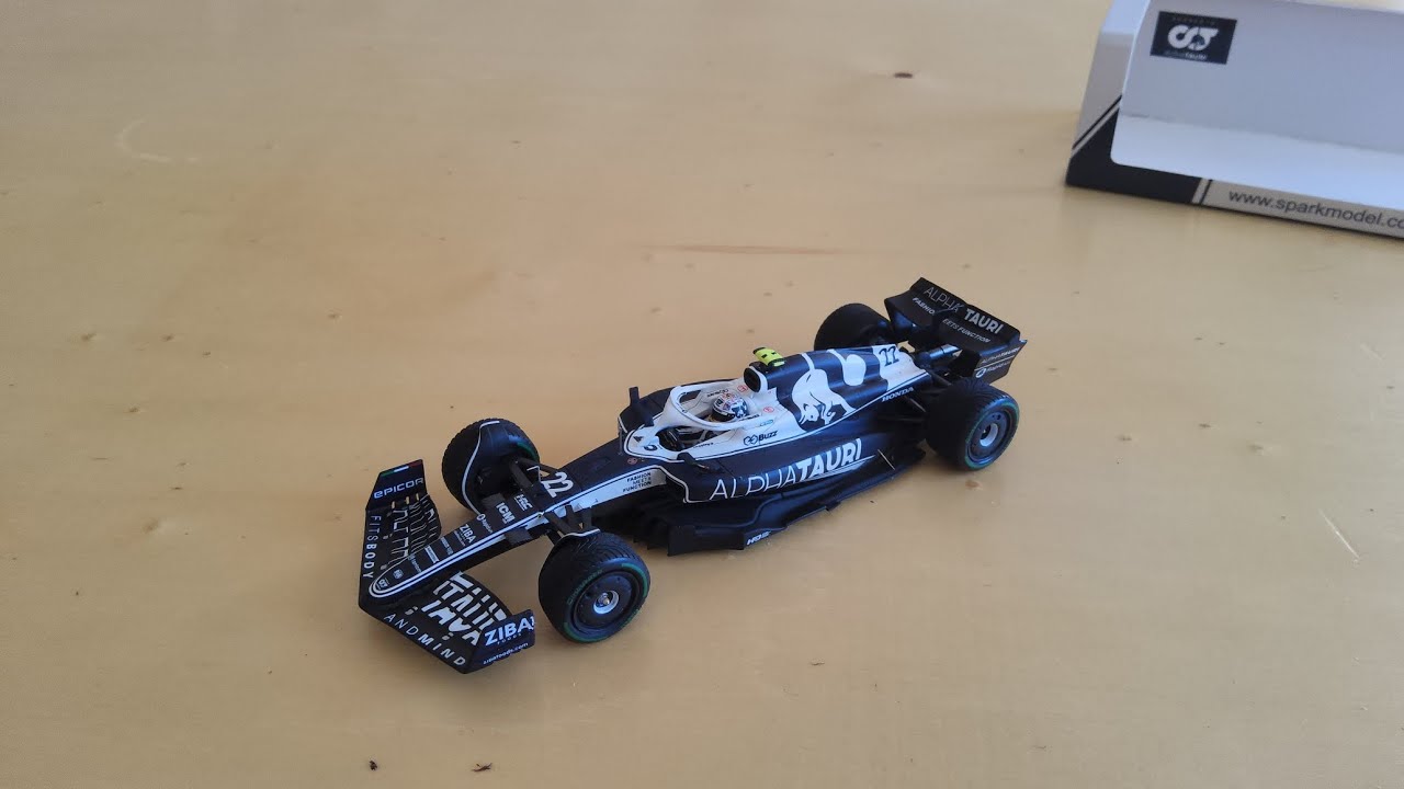Alpha Tauri 2022 Yuki Tsunoda 1:43 Spark model Review (Limited Japanese ...