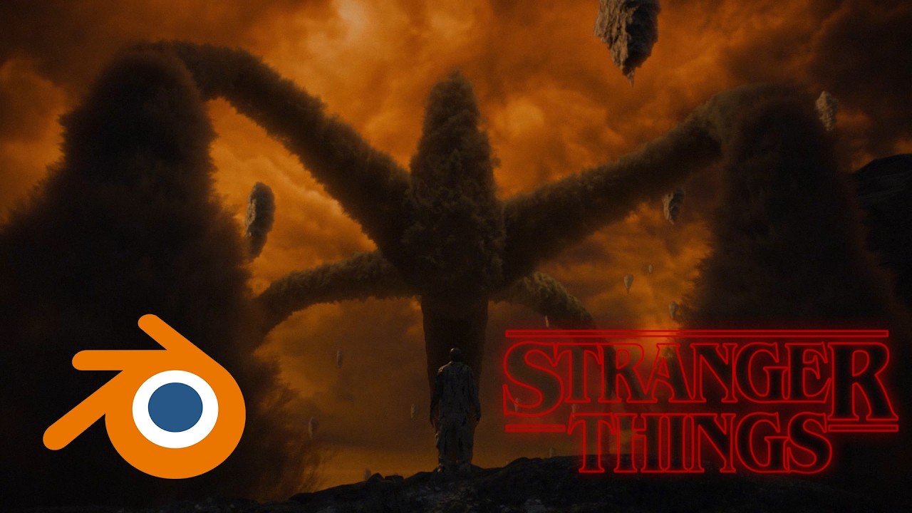 Re-making STRANGER THINGS in Blender - YouTube