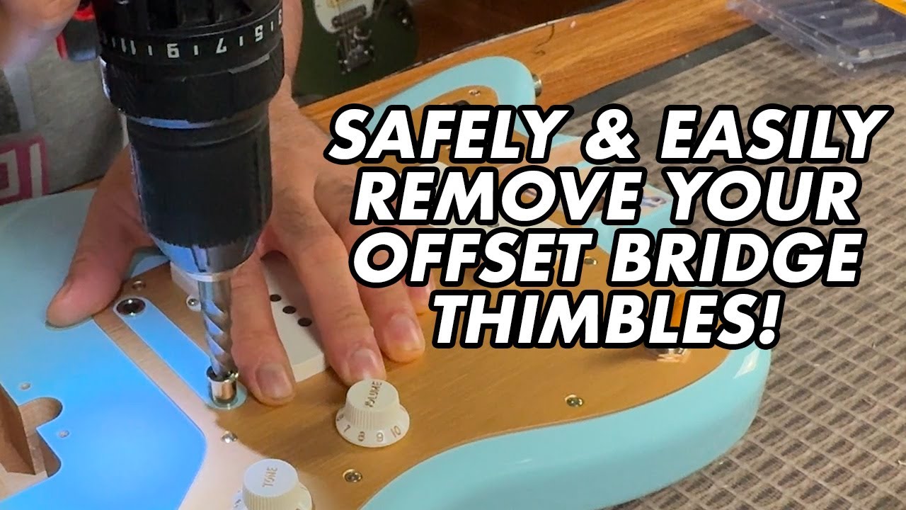 How to Remove Offset Bridge Thimbles (SAFE & EASY!) - YouTube