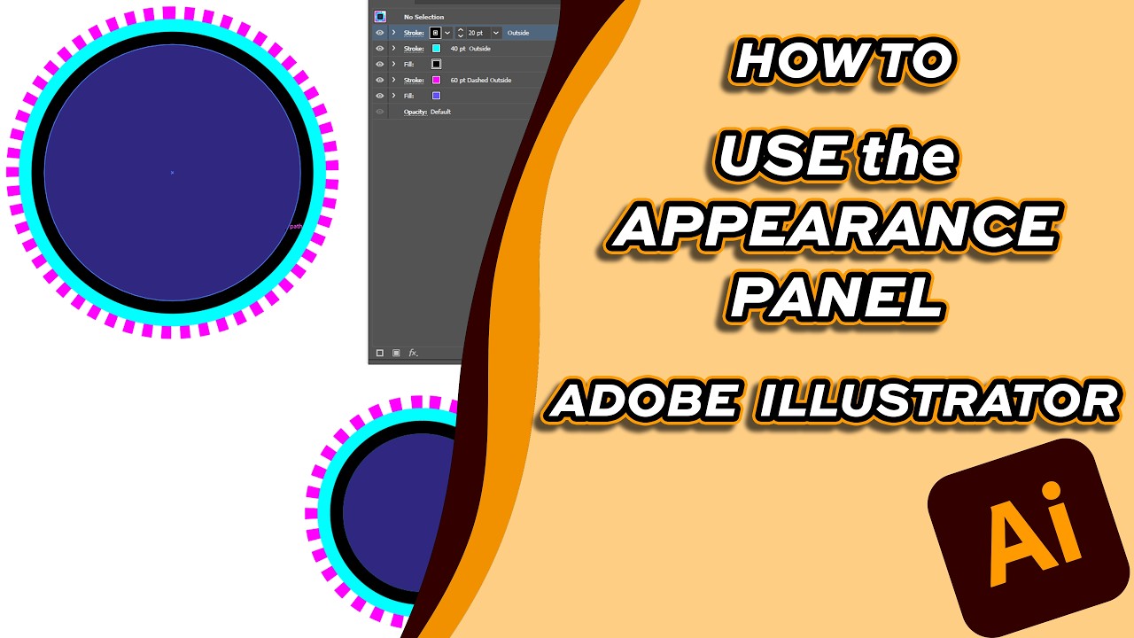 How to use the Appearance Panel [Adobe Illustrator] - YouTube