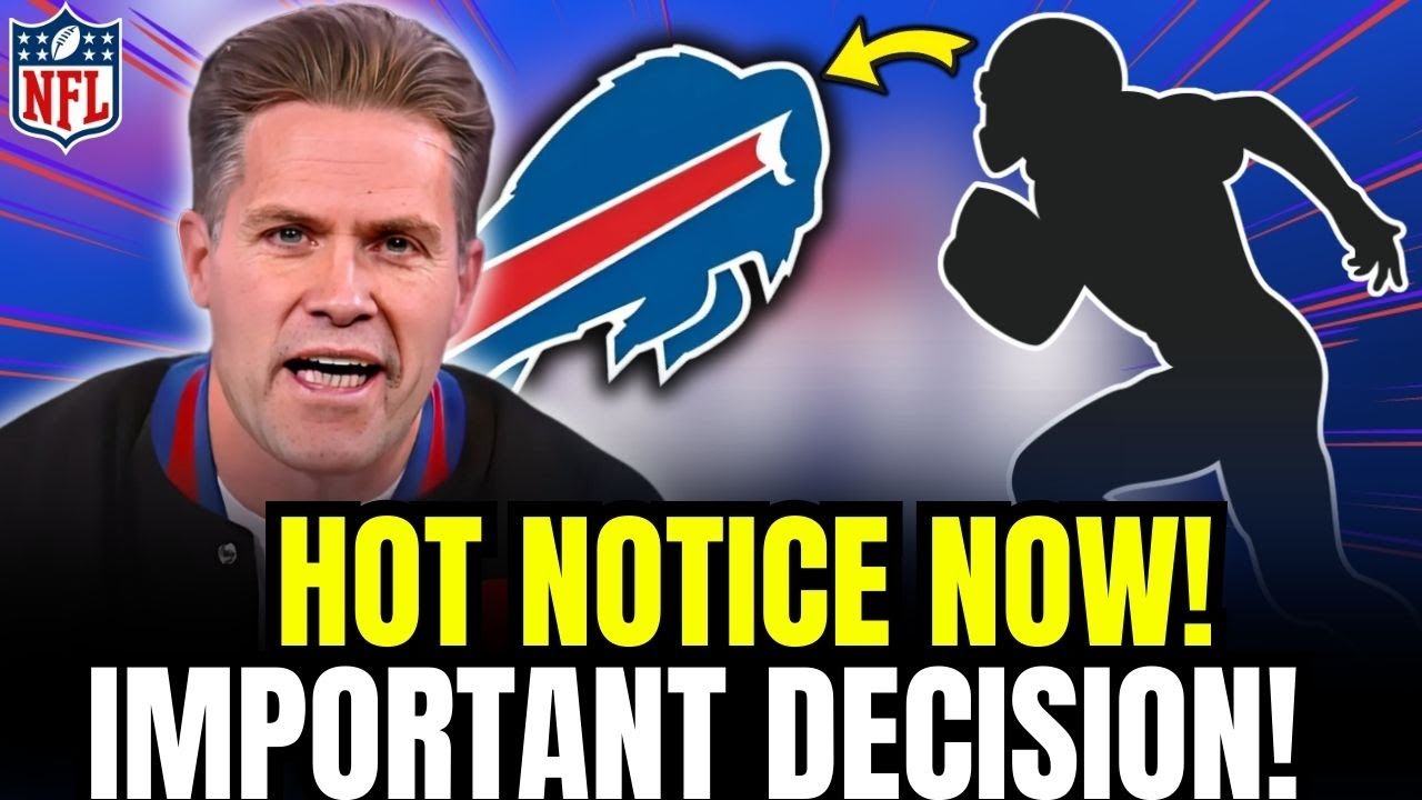 🚨😱THE NEWS THAT SURPRISED THE NFL! IMPORTANT DECISION WITHIN THE BILLS ...
