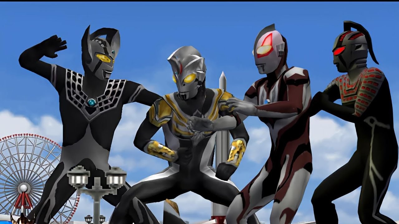 ULTRAMAN GEED DAN UTRAMAN TARO HITAM VS ULTRAMAN MAX & ULTRA SEVEN ...