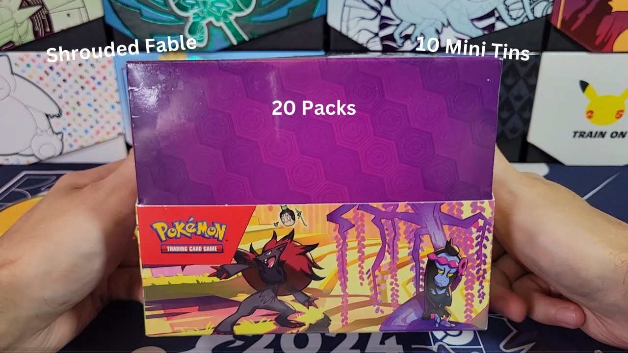 Pokemon Shrouded Fable Mini Tins Opening - What Are Pull Rates For The ...